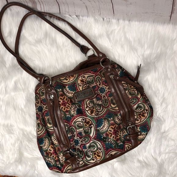 Rosetti | Bags | Rosetti Floral Shoulder Bag Accordion Tote Hobo | Poshmark